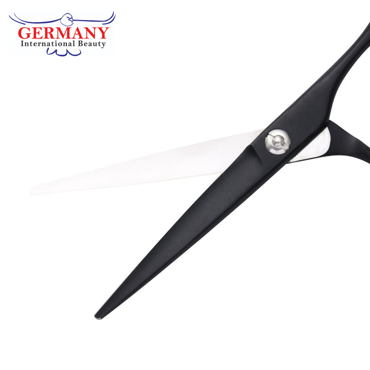 Matte Black Ergo Cutting Scissors – Germany International Beauty